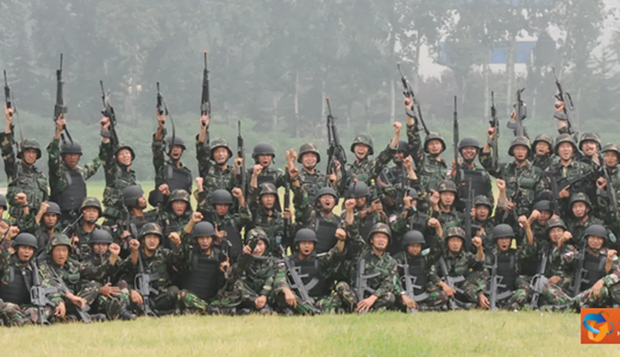 Enam Prajurit Kopassus Penembak Terbaik di China - Foto Liputan6.com
