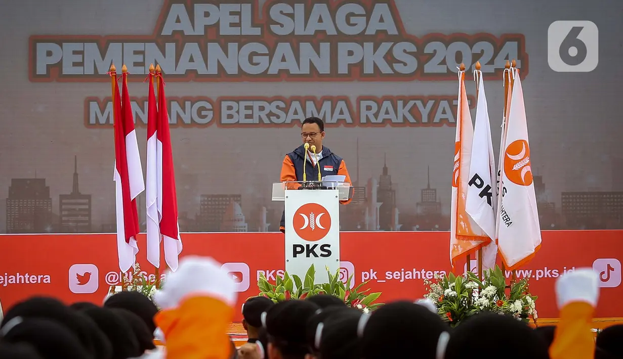 Anies Baswedan Hadiri Apel Siaga Pemenangan PKS 2024 - Foto Liputan6.com