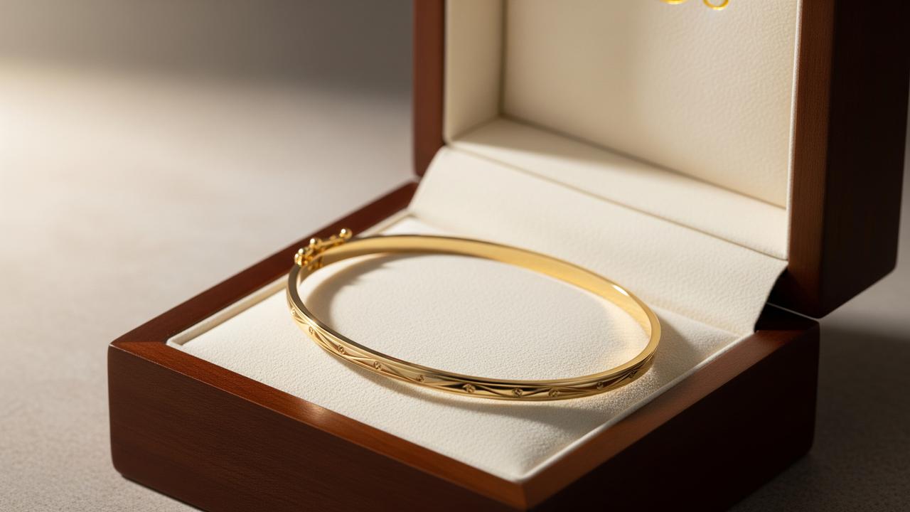 8 Tren Gelang Emas Bangle Tipis 2026 untuk Ibu Usia 50 Tahun yang Suka ...