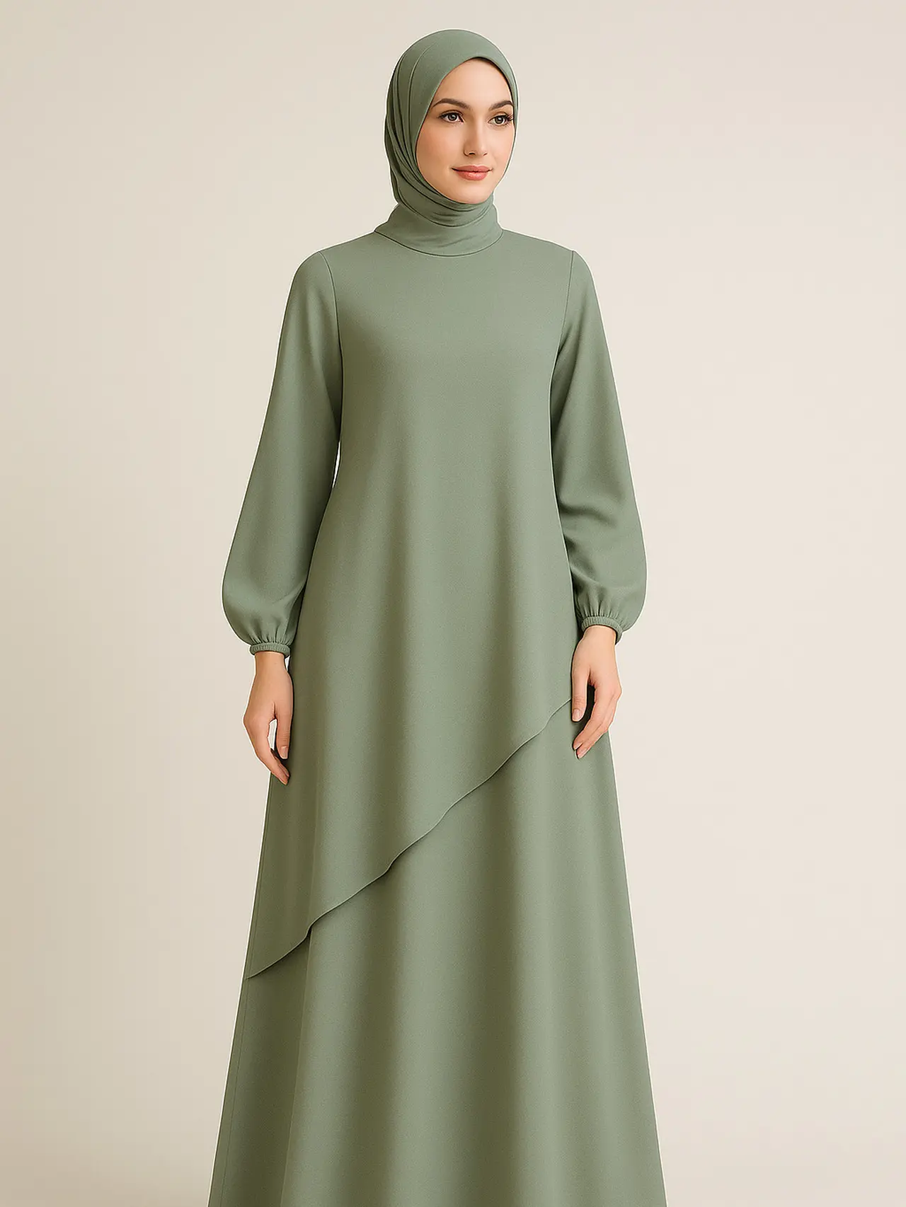 8 Model Baju Gamis Polos Modern Terbaru 2025, Tampil Simple dan Elegan - Hot Liputan6.com