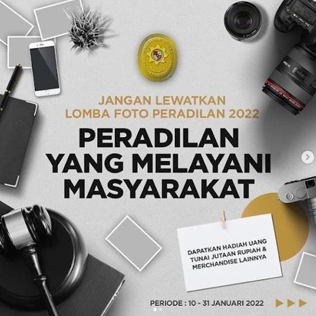 Yuk, Ikut Lomba Foto Peradilan 2022 dan Menangkan Hadiah Jutaan Rupiah ...