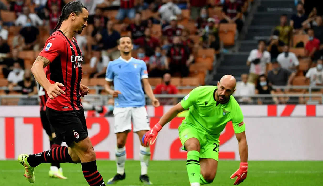 FOTO: Gaya Rambut Zlatan Ibrahimovic Saat AC Milan Kalahkan Lazio ...