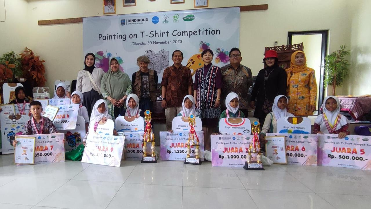 34 SD se-Kecamatan Cikande Ikuti Lomba Melukis Kaos Bersama LamiPak ...