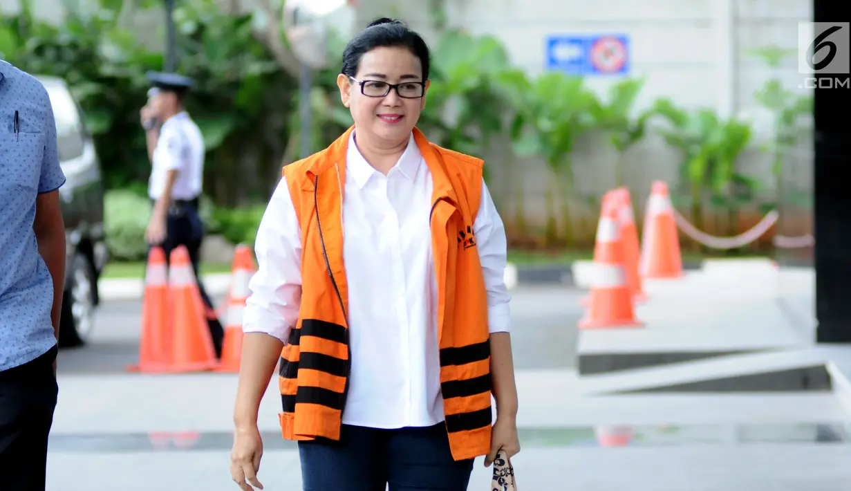 PHOTO: Miryam S Haryani Kembali Diperiksa KPK - Foto Liputan6.com