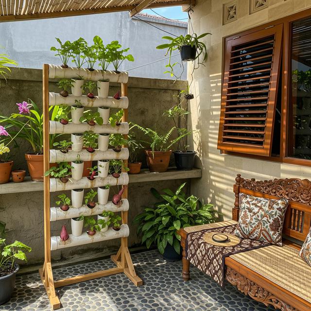 9 Ide Kebun Sayur Mini di Sudut Rumah dengan Pot Vertikal, Solusi Lahan ...