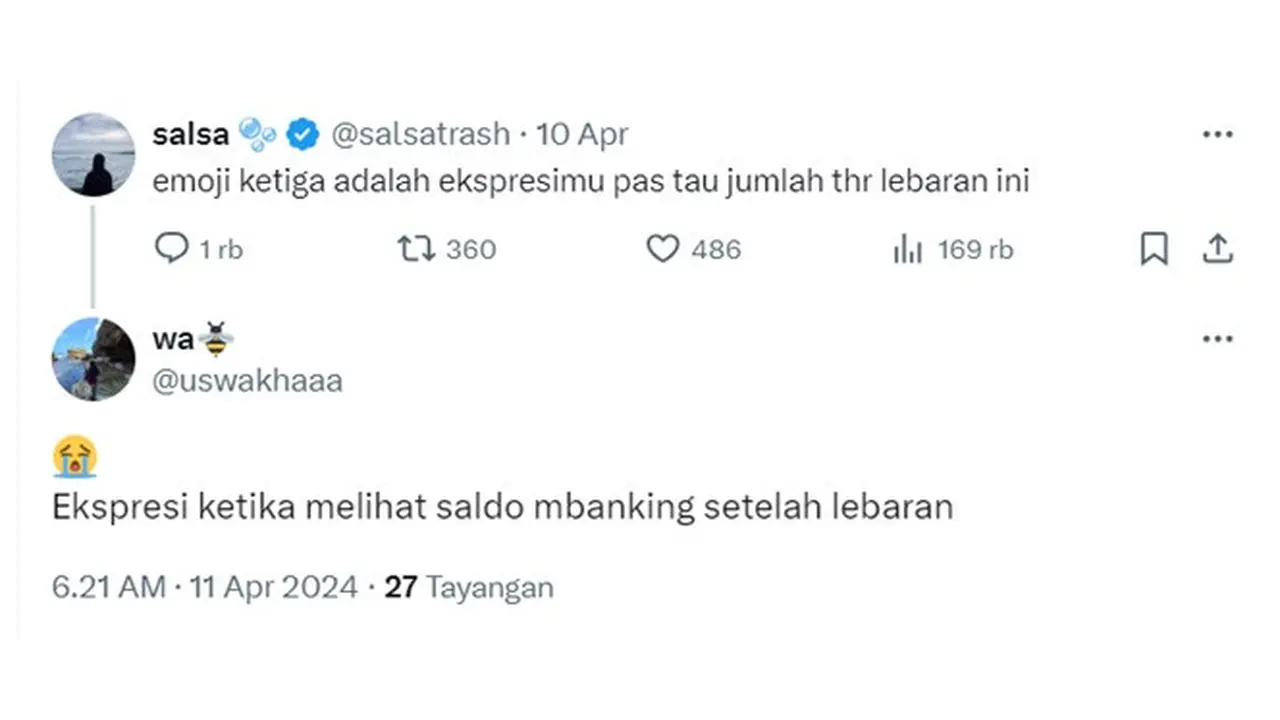 6 Cuitan Netizen Lihat Saldo ATM Setelah Lebaran, Bikin Senyum Getir - Hot Liputan6.com