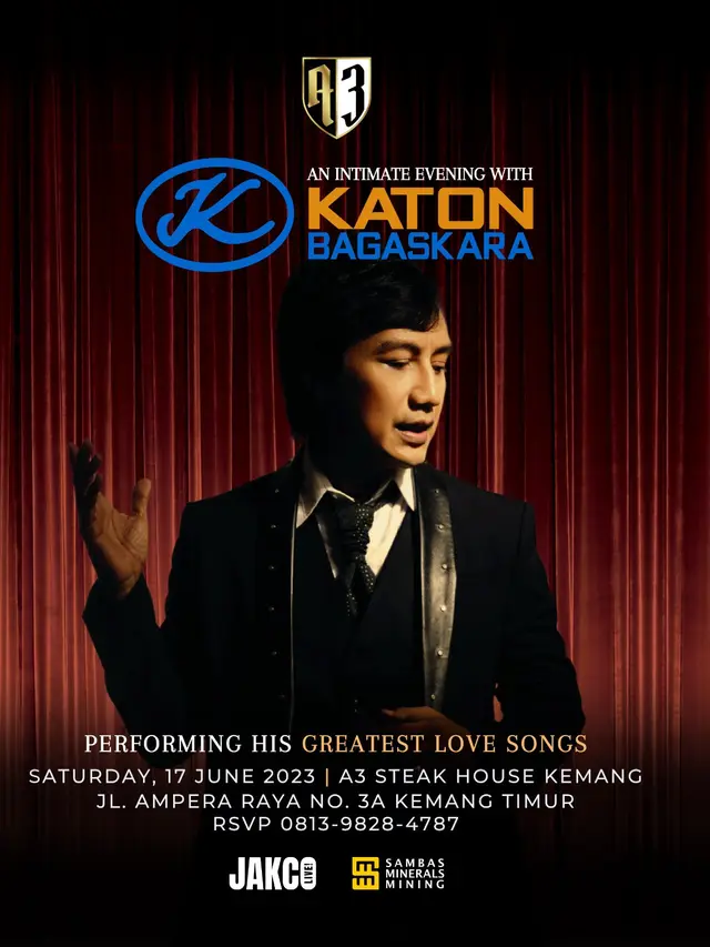 Katon Bagaskara Meriahkan Konser Intimate, Ajak Penggemar Bernostalgia - ShowBiz Liputan6.com