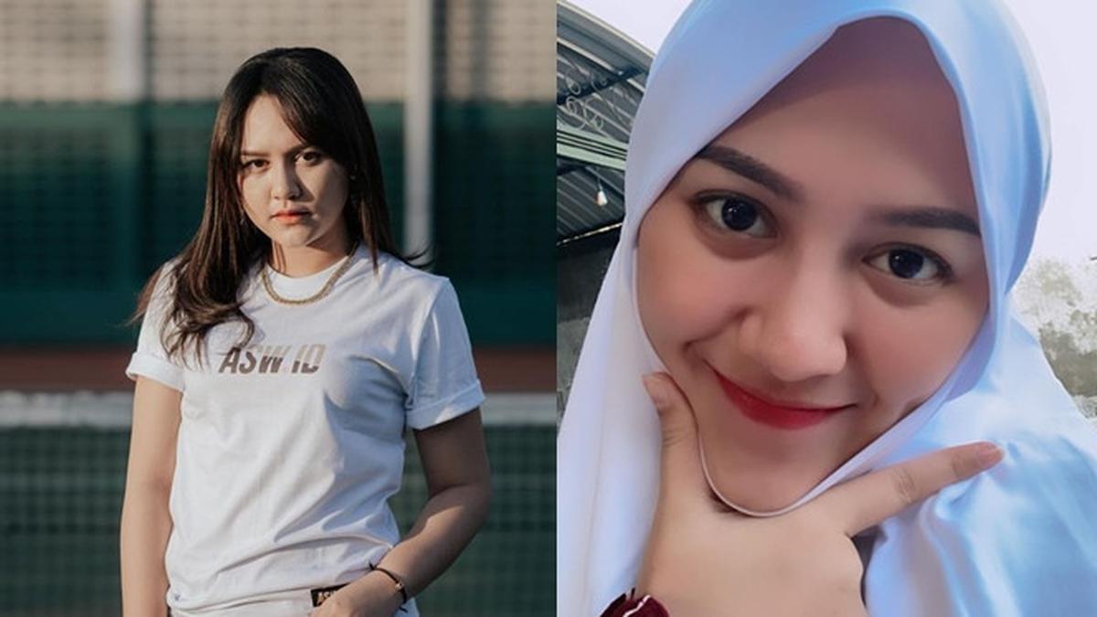 5 Potret Happy Asmara Pakai Hijab Warna Putih, Aura Terpancarkan - Surabaya Liputan6.com