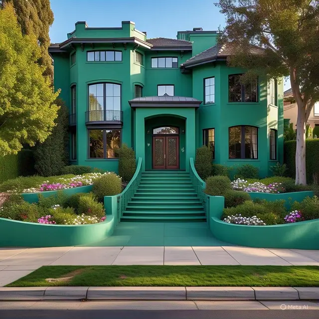 5 Inspirasi Warna Cat Rumah Hijau yang Estetik dan Menawan di 2025 ...
