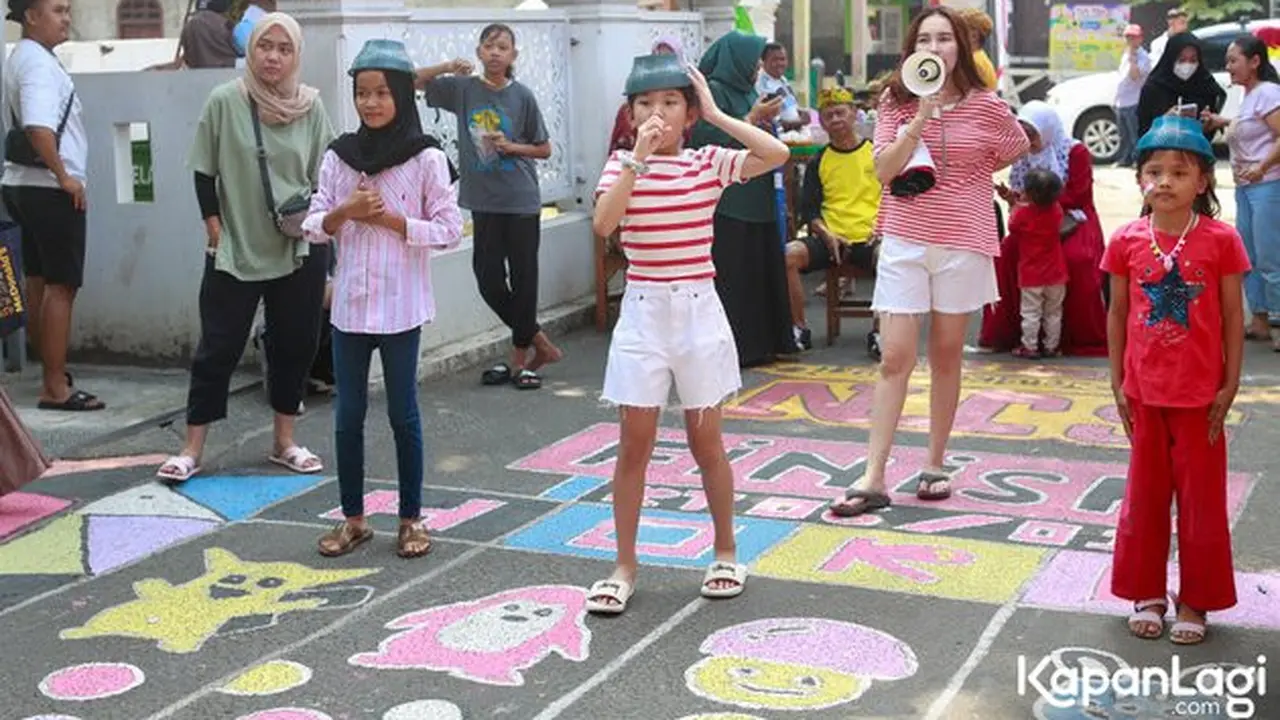 6 Potret Keseruan Bilqis Anak Ayu Ting Ting Ikut Lomba 17 Agustusan - Entertainment Fimela.com