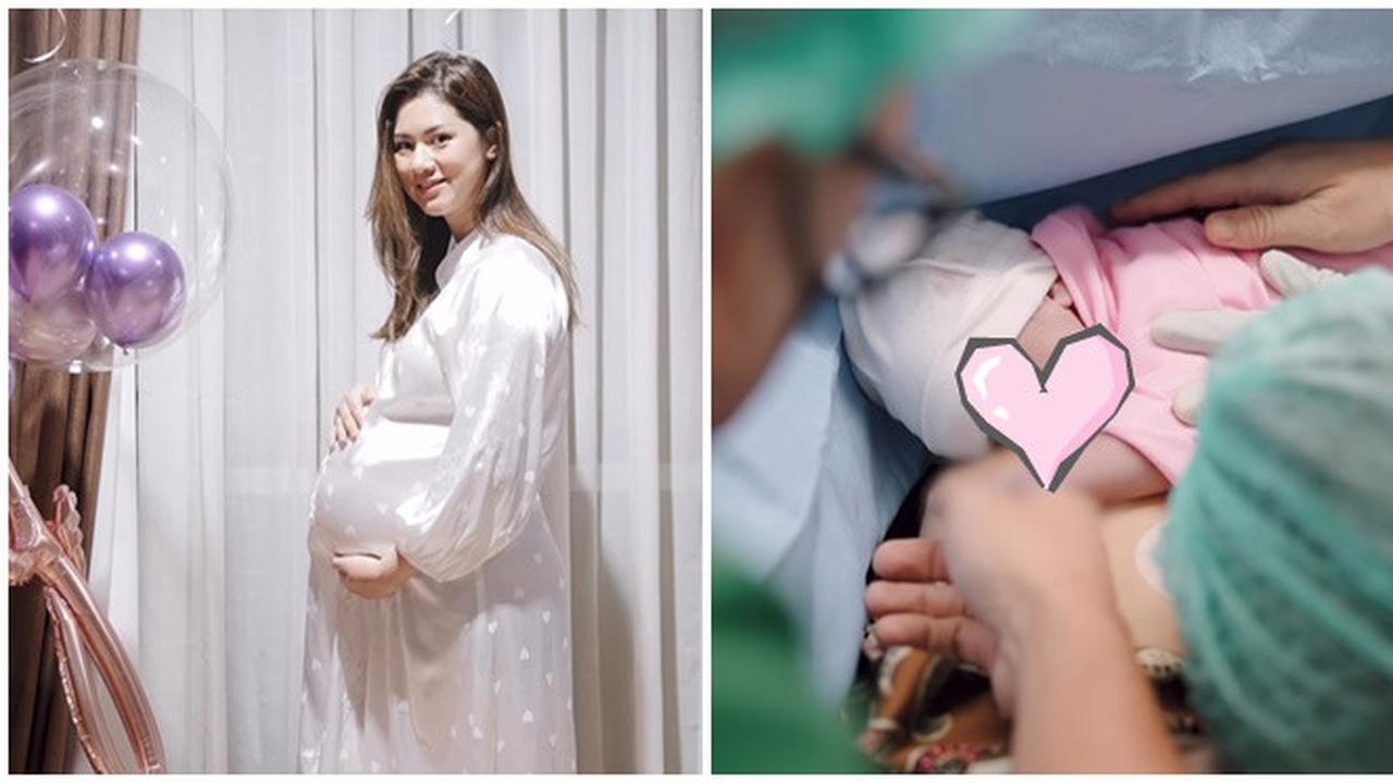 Atries Angel Melahirkan Anak Pertama, Ini 6 Momen Persalinannya