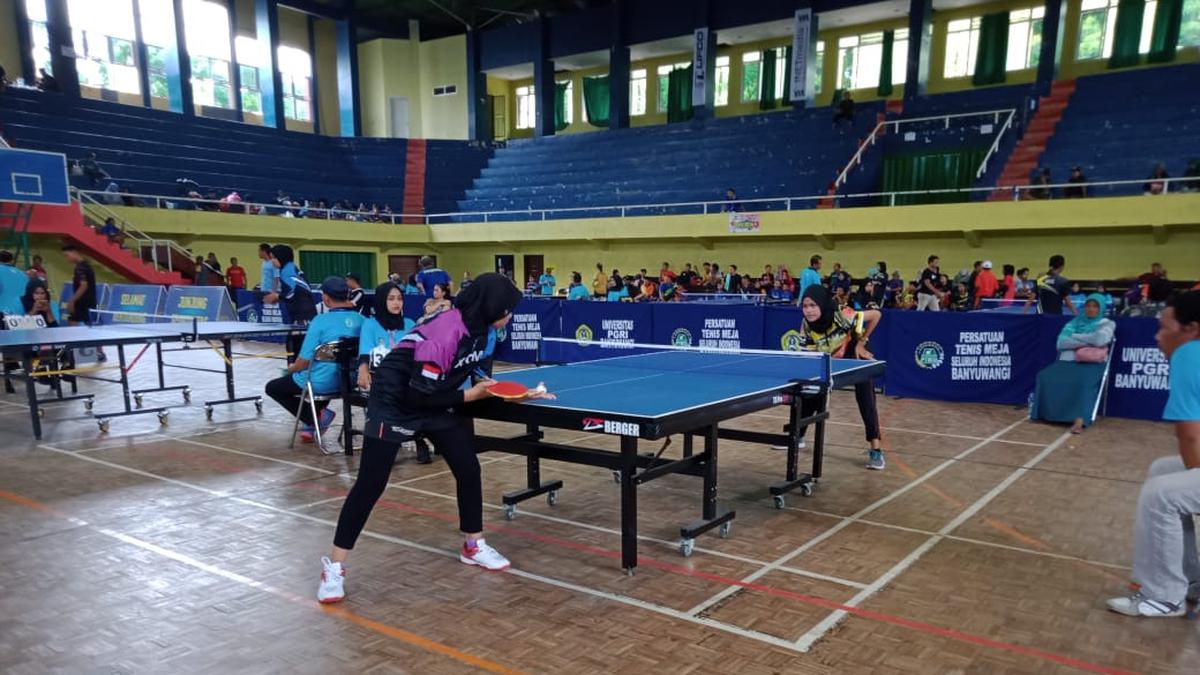 Ratusan Atlet Jawa-Bali Ramaikan Turnamen Tenis Meja di Banyuwangi ...