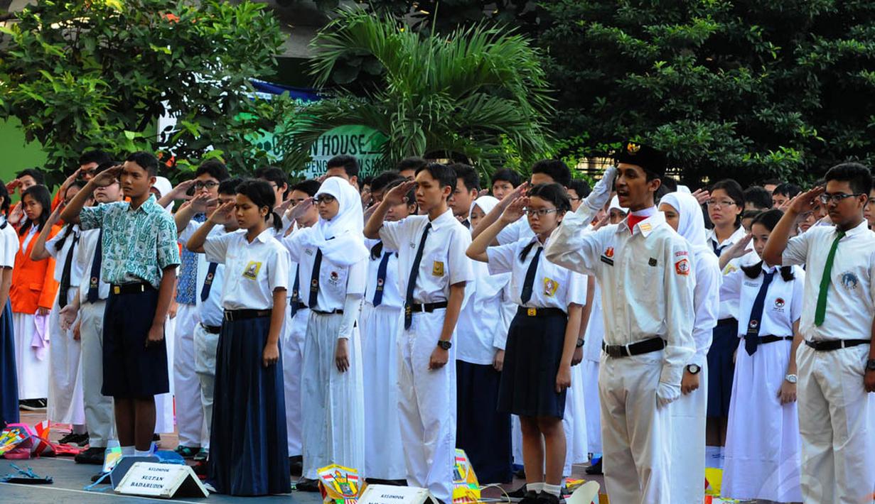 Begini Suasana Masa Orientasi Peserta Didik di SMA 78 - Foto Liputan6.com