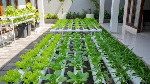 Tips Desain Kebun Sayur Tanpa Media Tanah untuk Kebun Kecil di Halaman ...