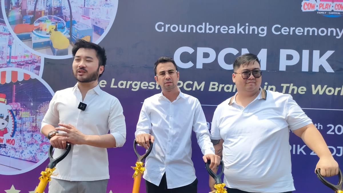 Raffi Ahmad dan Rudy Salim Bangun Arcade Game Cow Play Cow Moo Terbesar ...