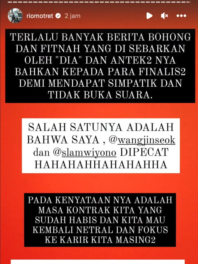 Rio Motret Jawab Tudingan Dipecat Miss Universe Indonesia: Kalau Mau ...