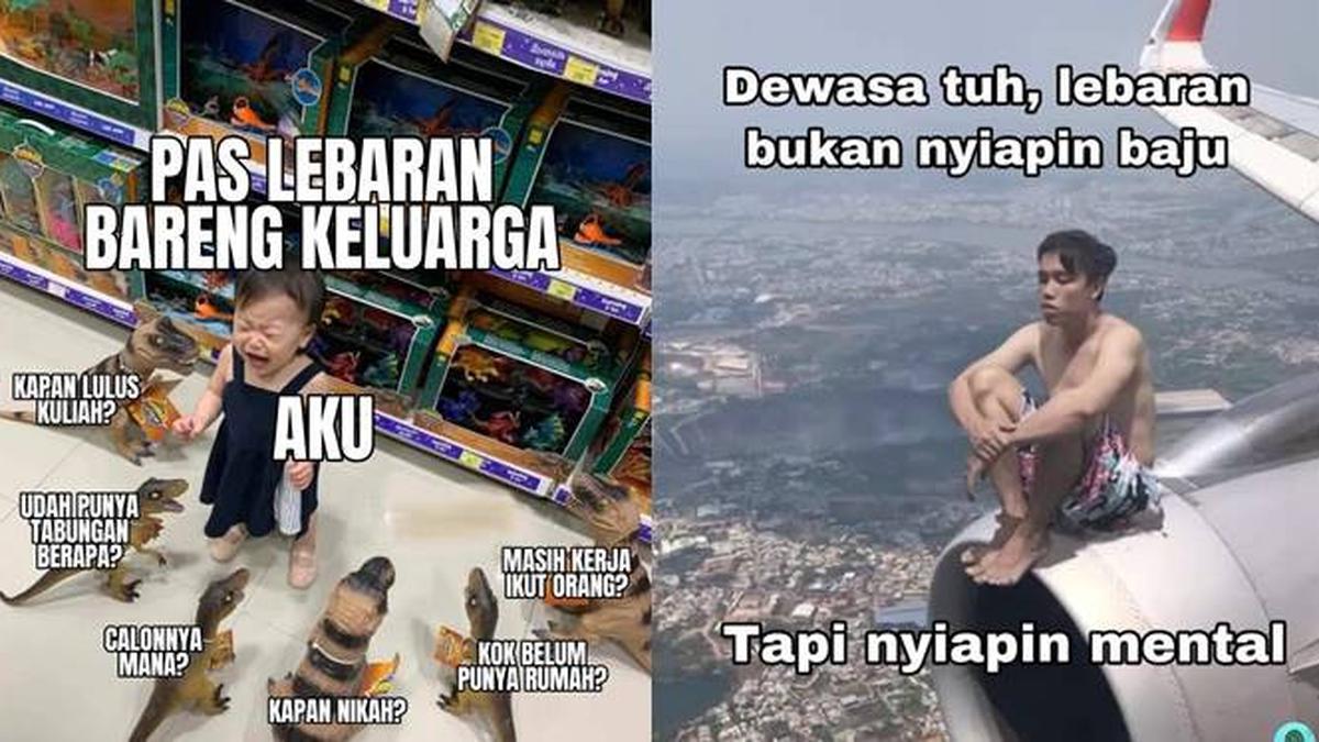 7 Meme Pertanyaan Klasik Saat Lebaran 2023 Ini Bikin Orang Kena Mental