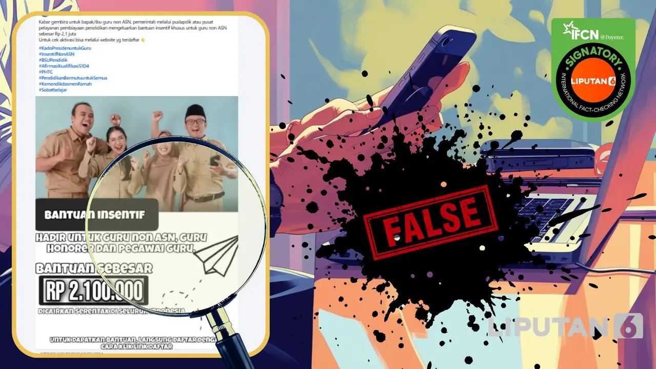 6 Hoaks Sepekan, dari Manipulasi Judul Artikel sampai Bantuan - Cek Fakta Liputan6.com