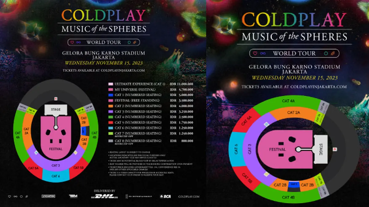 Berita Harga Tiket Konser Coldplay Jakarta Hari Ini - Kabar Terbaru ...