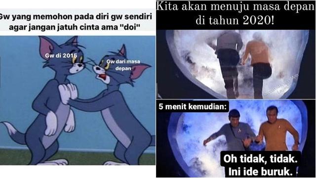 6 Meme Orang Pakai Mesin Waktu Ini Bikin Tepuk Jidat - Hot Liputan6.com