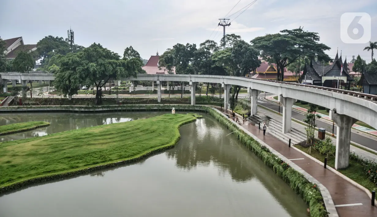 Melihat Revitalisasi TMII yang Hampir Rampung - Foto Liputan6.com