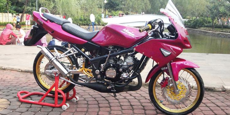 Si Ramping Merah Jambu Kawasaki Ninja 150 - Berita Otosia.com