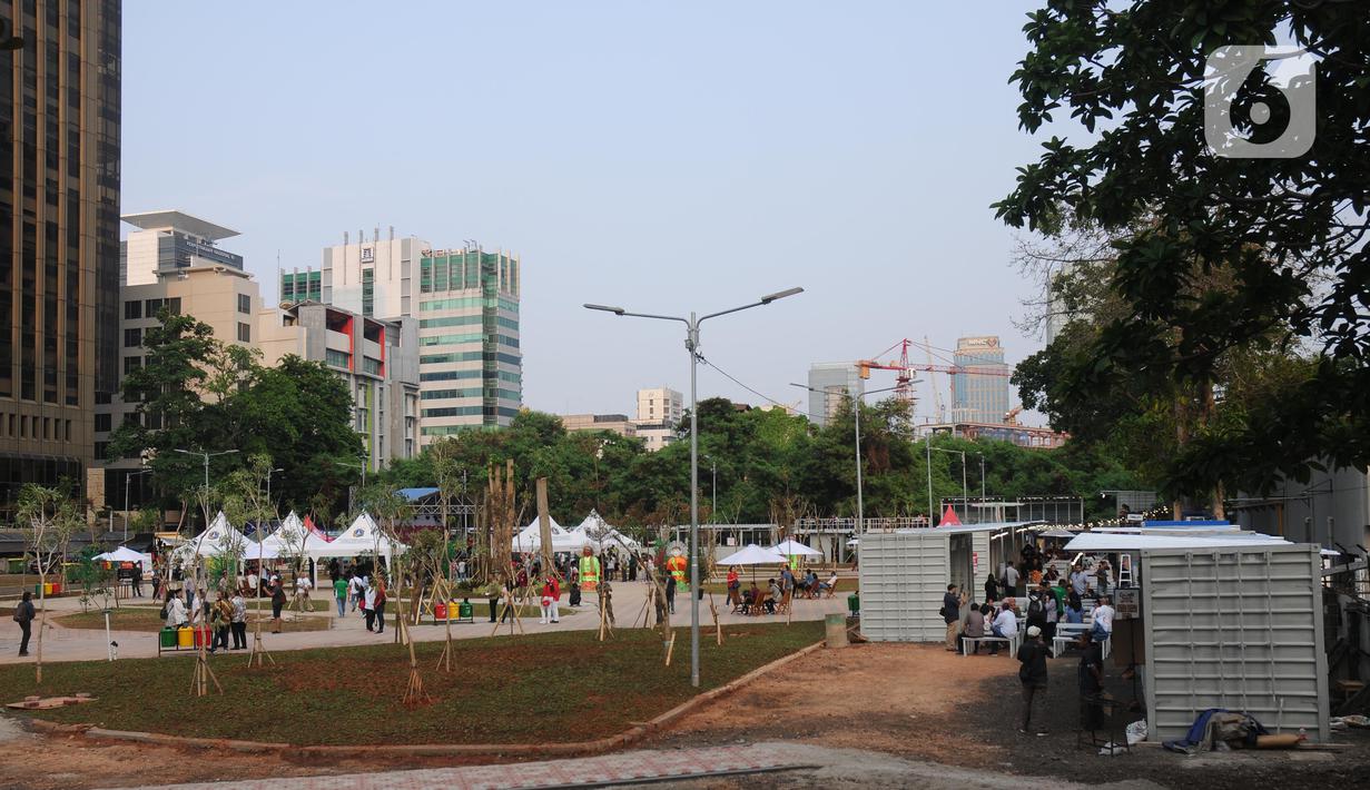 FOTO: Lahan Parkir Thamrin 10 Beralih Fungsi Jadi Kawasan Kuliner ...