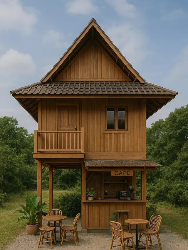 5 Model Rumah Minimalis di Kampung dengan Kafe Mini untuk Nongkrong ...