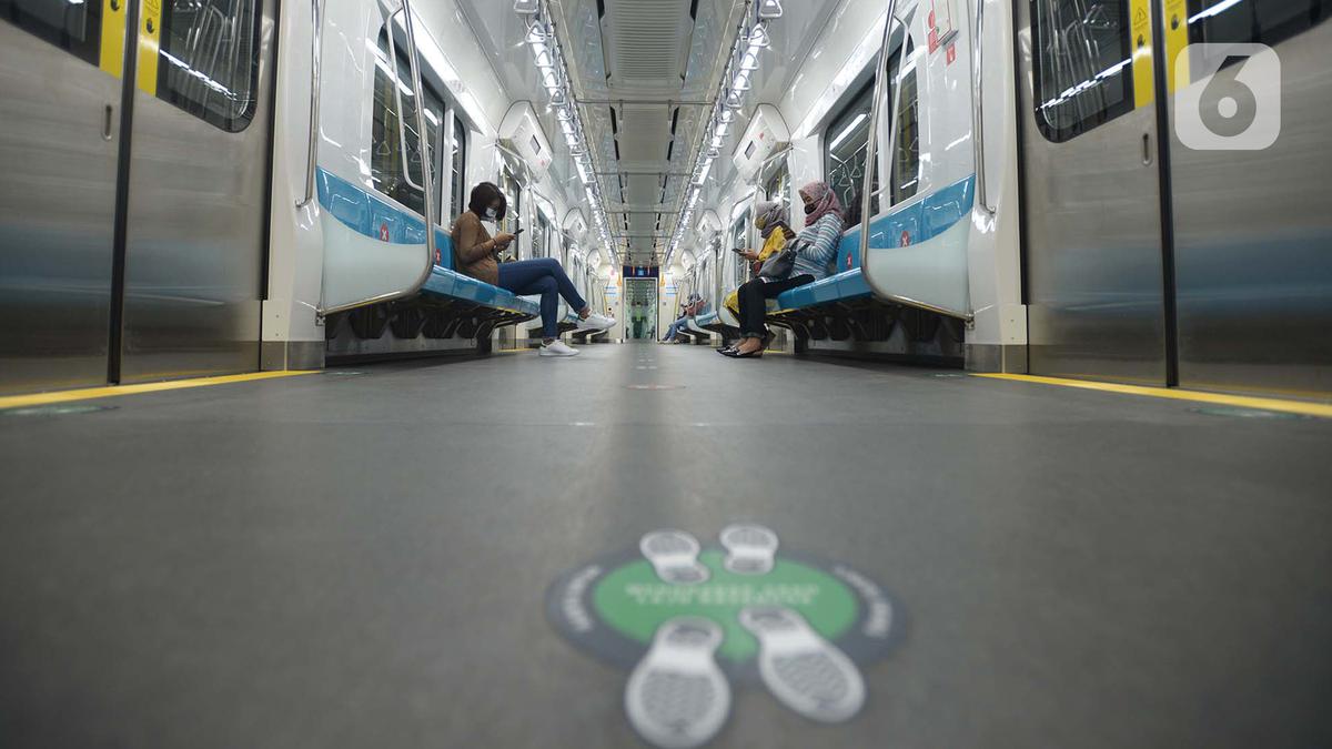 FOTO: Layanan MRT Jakarta Kembali Normal - Foto Liputan6.com