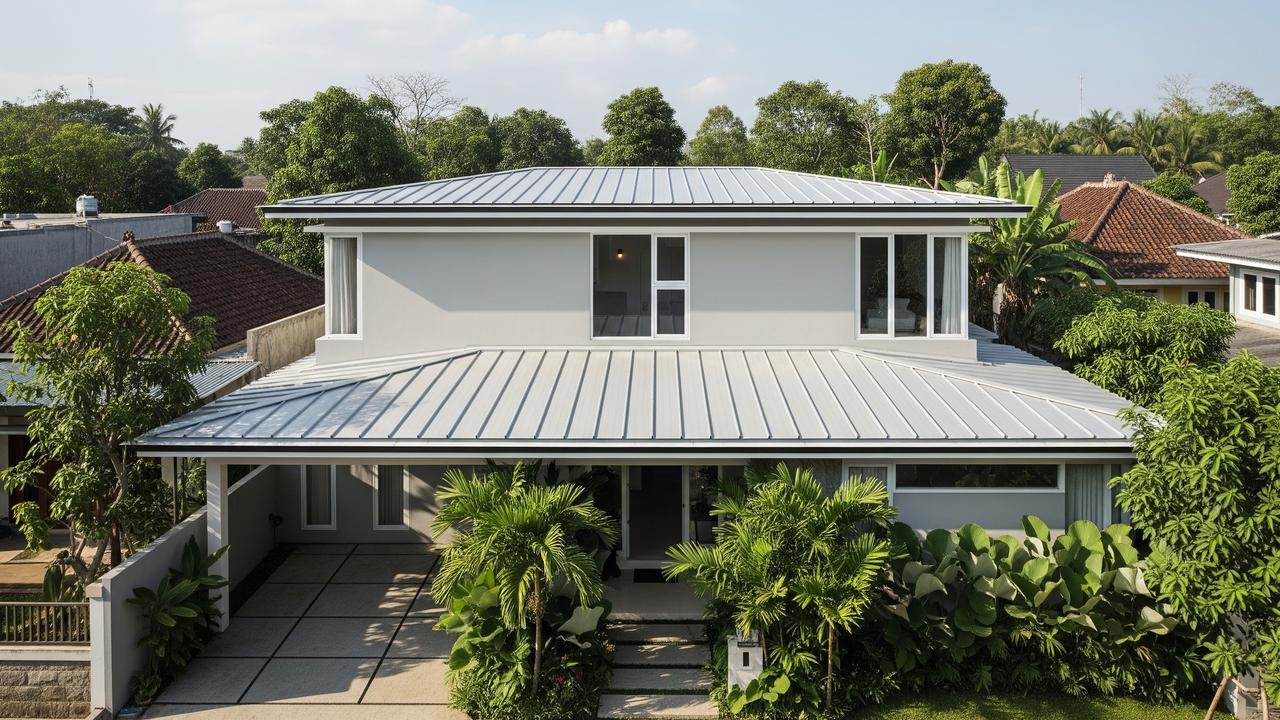 8 Model Atap Rumah Minimalis 2 Lantai Tampak Depan, Anti Bocor dan ...