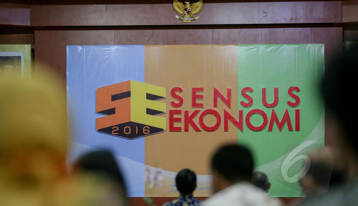 BPS Luncurkan Logo Sensus Ekonomi 2016 - Foto Liputan6.com