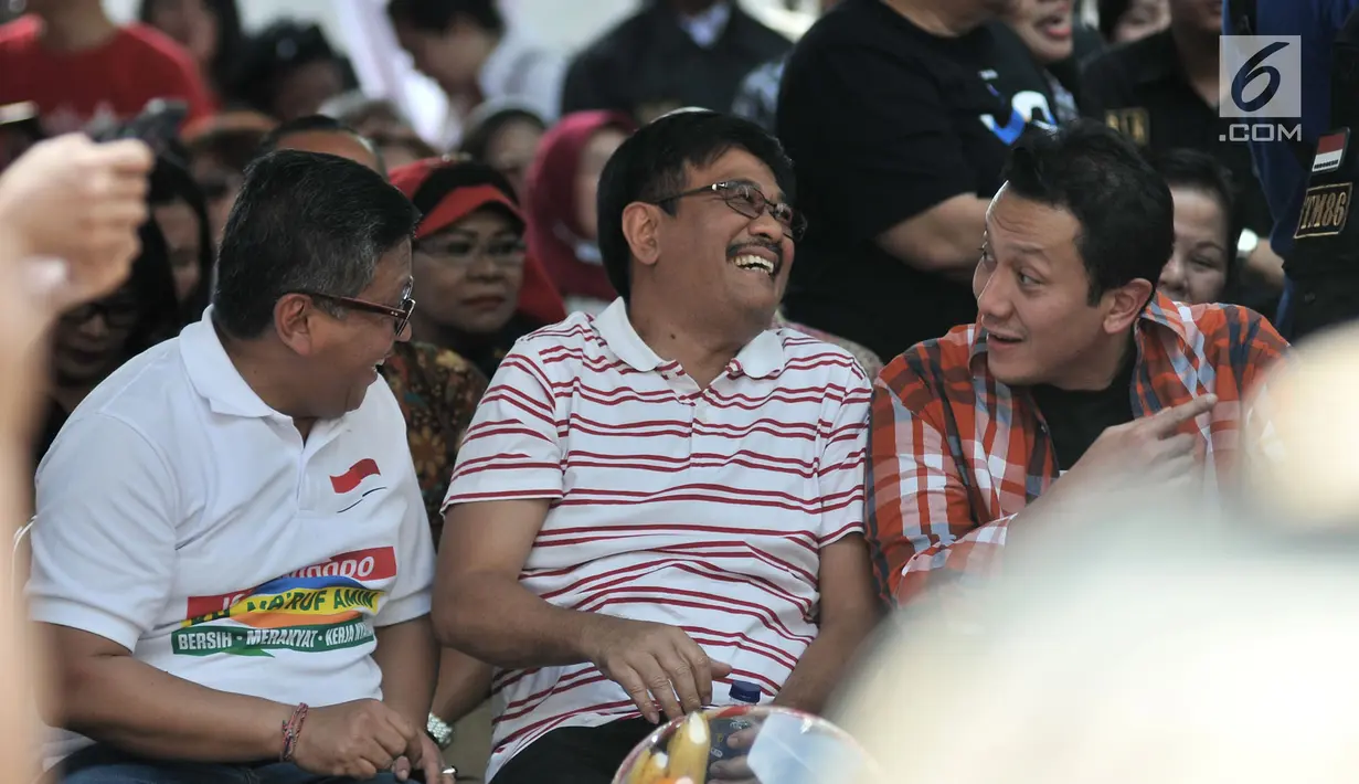 FOTO: Deklarasi Relawan Bara Baja Dukung Jokowi-Ma'ruf Amin - Foto Liputan6.com