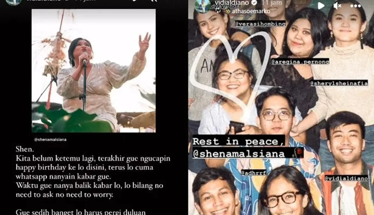 Potret Kedekatan Vidi Aldiano dengan Mendiang Shena Malsiana, Penuh Kenangan - Photo Fimela.com