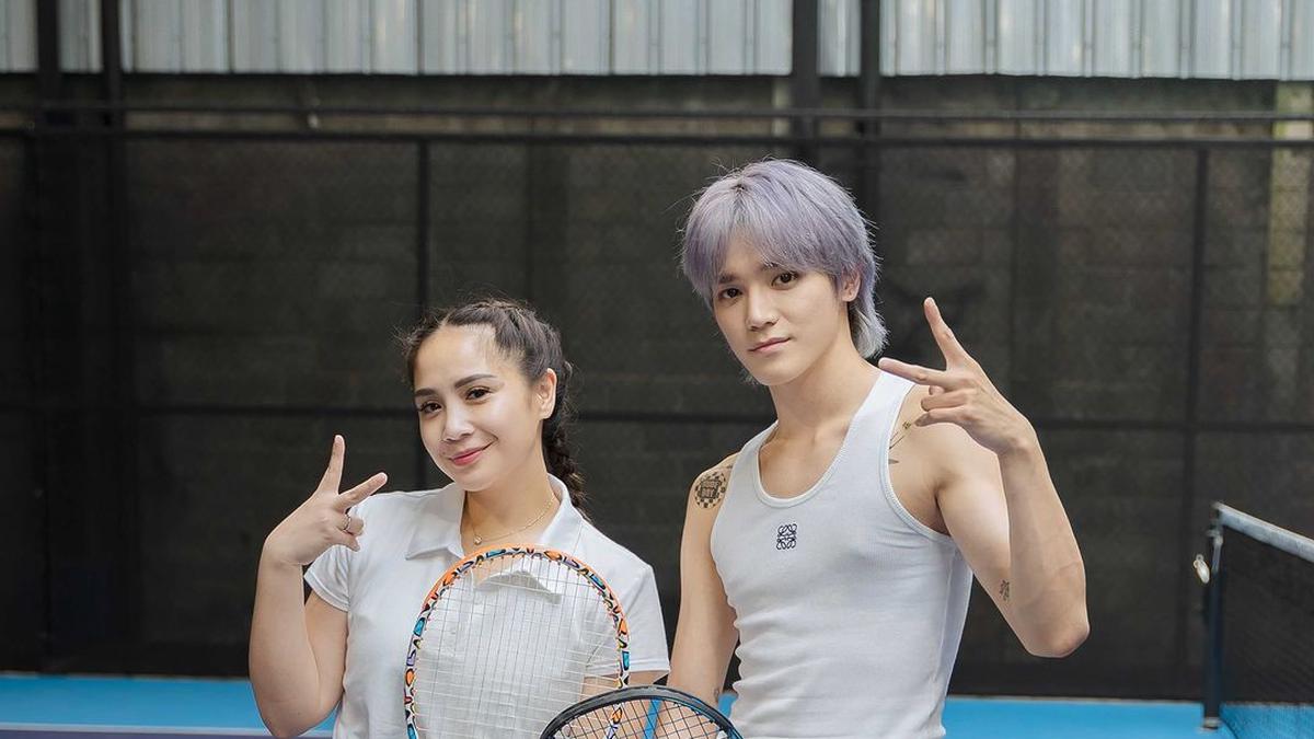 Nagita Slavina Pamer Latihan Tenis Bareng Taeyong, Fix Andara Jadi ...