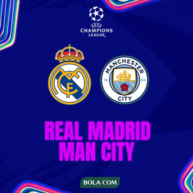 Link Live Streaming Liga Champions Real Madrid vs Manchester City, Segera Tayang di Vidio - Bola ...