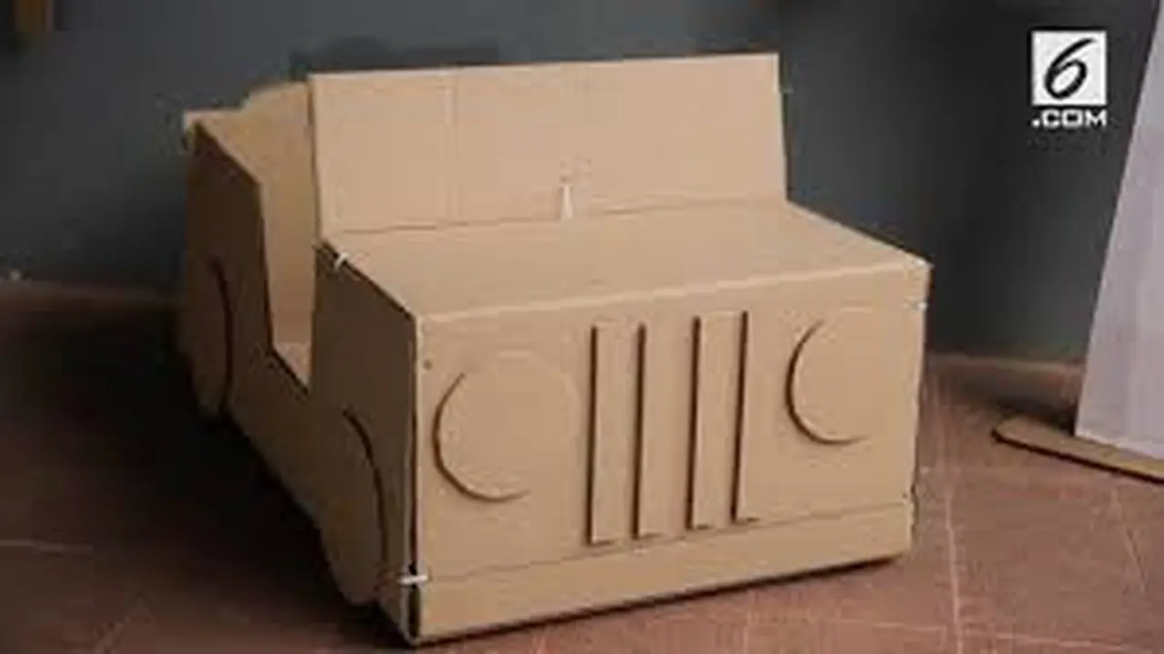 Cara Membuat Mobil-Mobilan dari Kardus, Unik dan Kreatif - Hot Liputan6.com