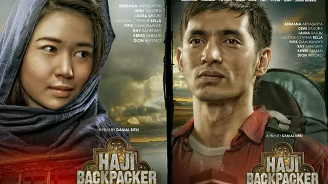 Haji Backpacker Luncurkan Poster Para Pemain Utama - ShowBiz Liputan6.com