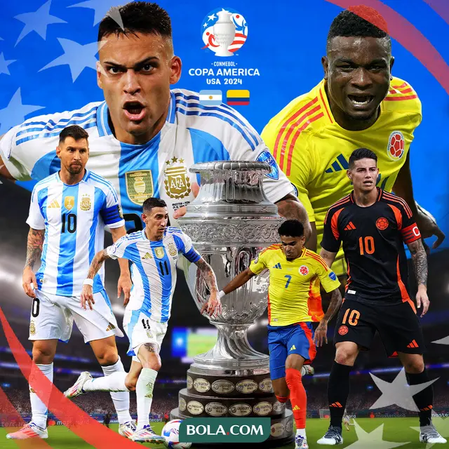 Kickoff Final Copa America 2024, Argentina Vs Kolombia Ditunda 30 Menit ...