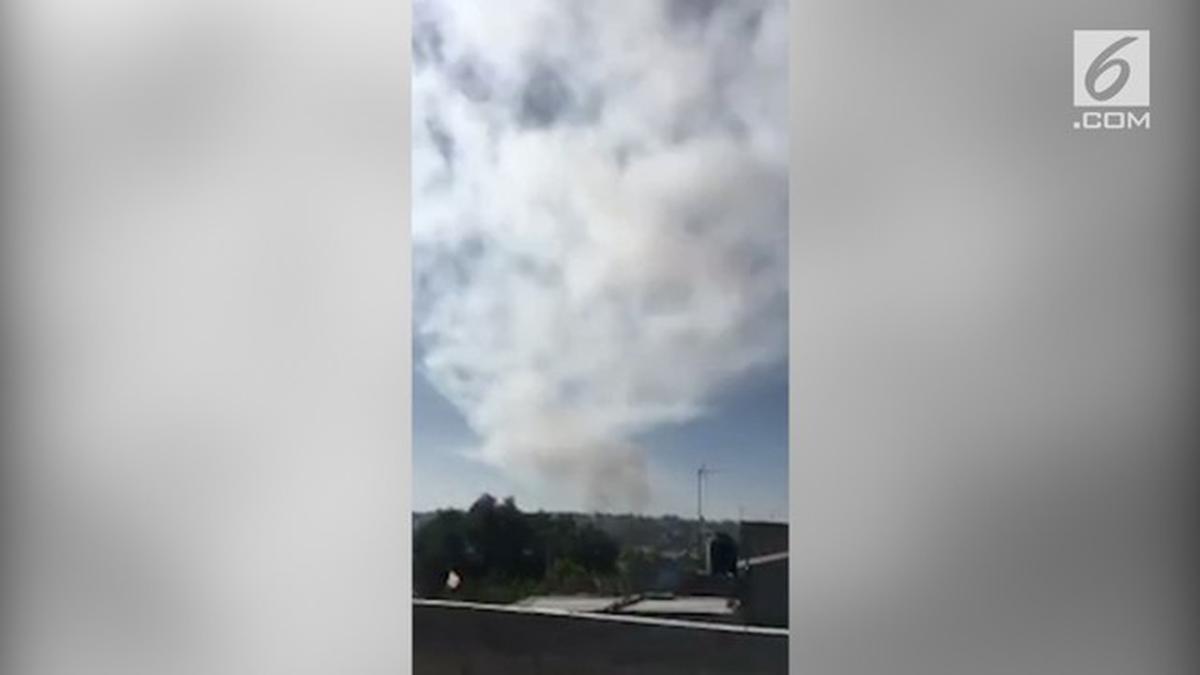 VIDEO: Gudang Kembang Api di Meksiko Meledak