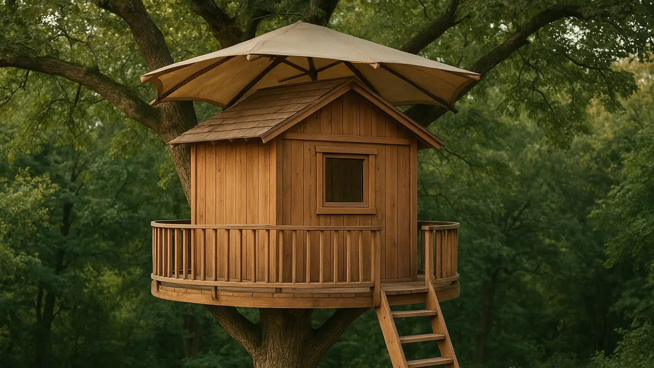 7 Inspirasi Model Rumah Kayu Sederhana di Pohon, Estetik dan Nyaman ...