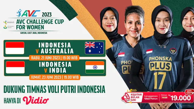 Jadwal Live Streaming Timnas Voli Putri Indonesia di AVC Challenge Cup 2023, Jumat 23 Juni ...