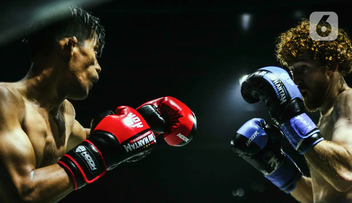 Aksi Para Petarung Saat Unjuk Kemampuan di Baku Hantam Championship ...