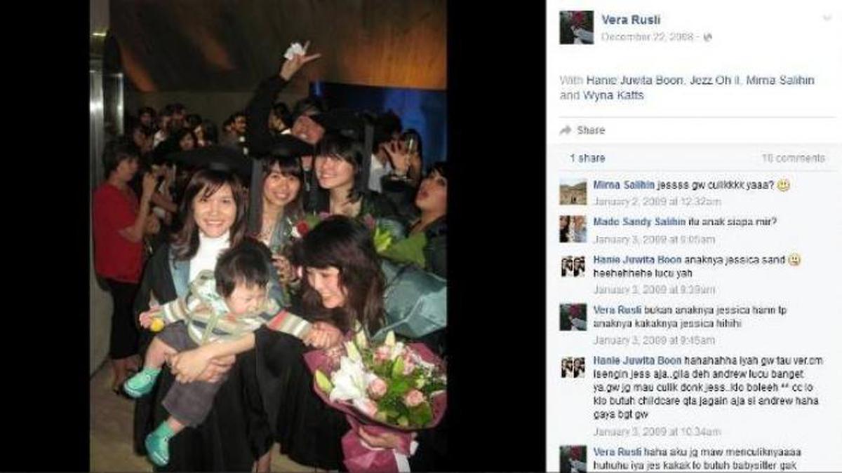 Cerita di Balik Foto Mirna dan Jessica Berebut Bayi - Citizen6 Liputan6.com