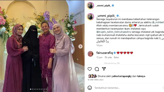 7 Momen Irish Bella Gelar Tasyakuran Dihadiri Rekan Artis: Umi Pipik ...