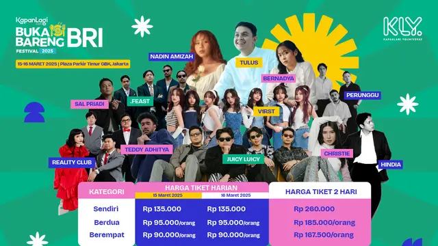 KapanLagi Buka Bareng BRI Festival 2025 Siap Meriahkan Ramadan di Jakarta - ShowBiz Liputan6.com