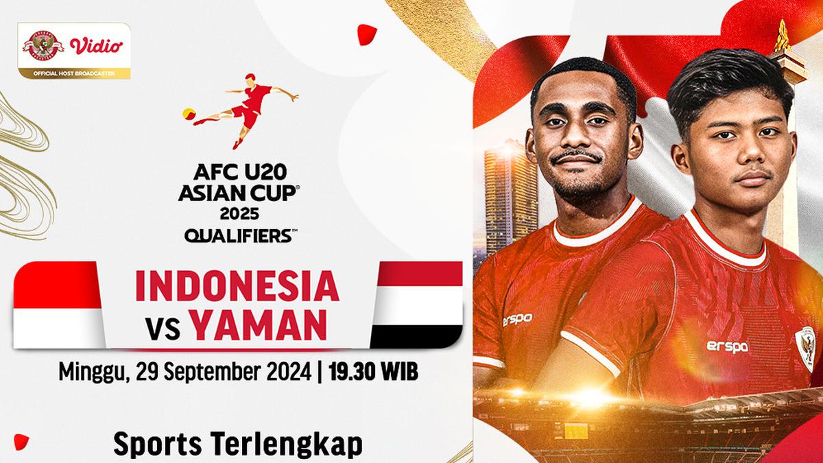 Siaran Langsung AFC U20 Asian Cup Qualifiers: Indonesia U20 vs Yaman U20 di Vidio Akhir Pekan ...