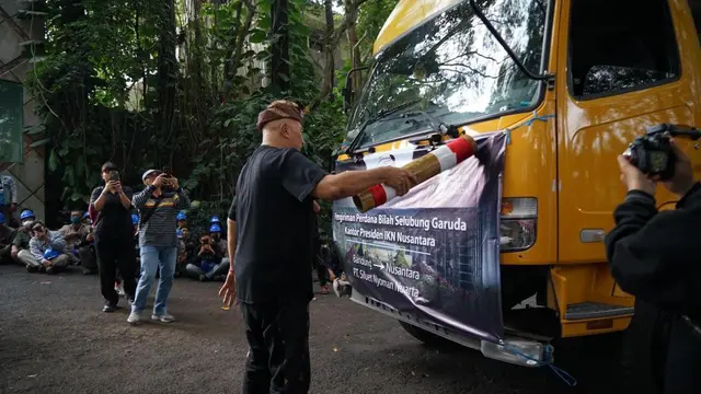 Potret 80 Keping Bilah Garuda Istana Presiden IKN yang Dikirim dari ...