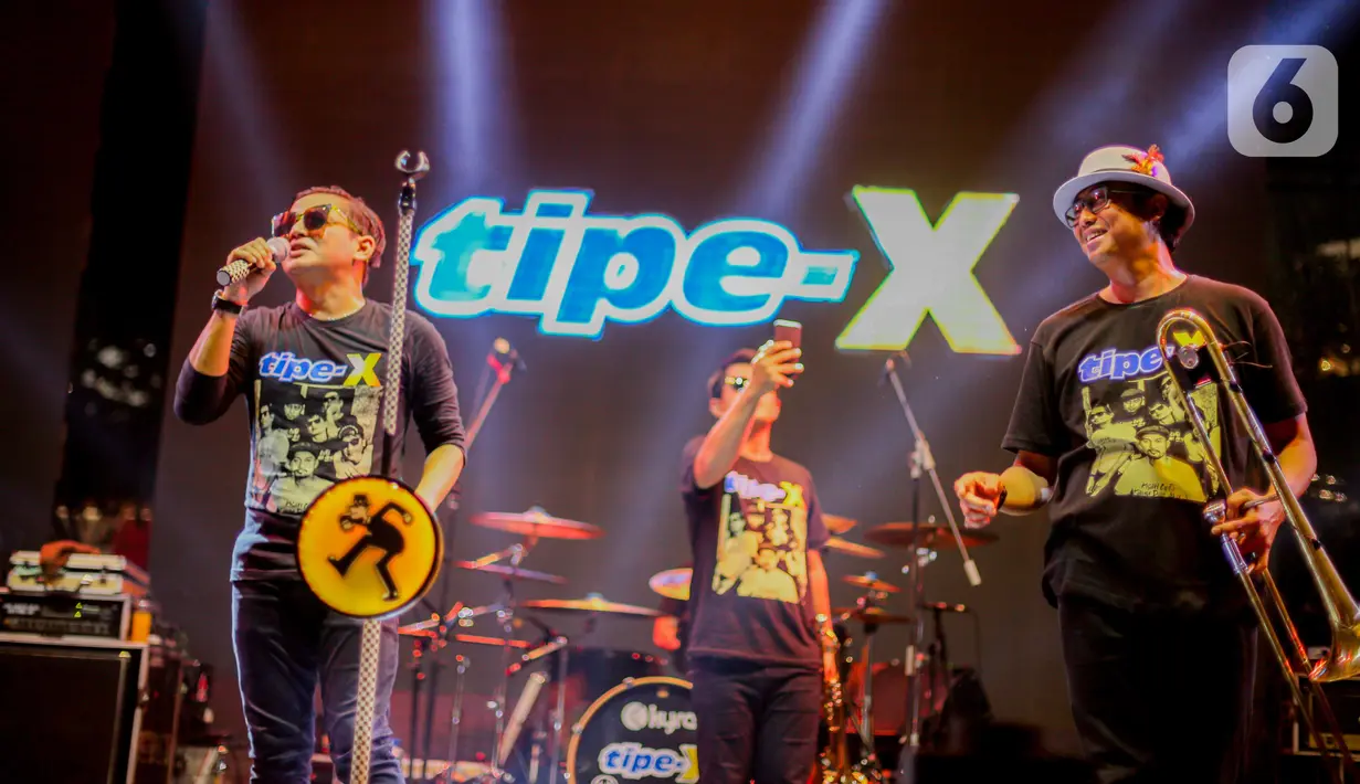 Bawakan Lagu Hits, Tipe-X Sukses Hibur Penonton Festival 6 2023 - Foto ...