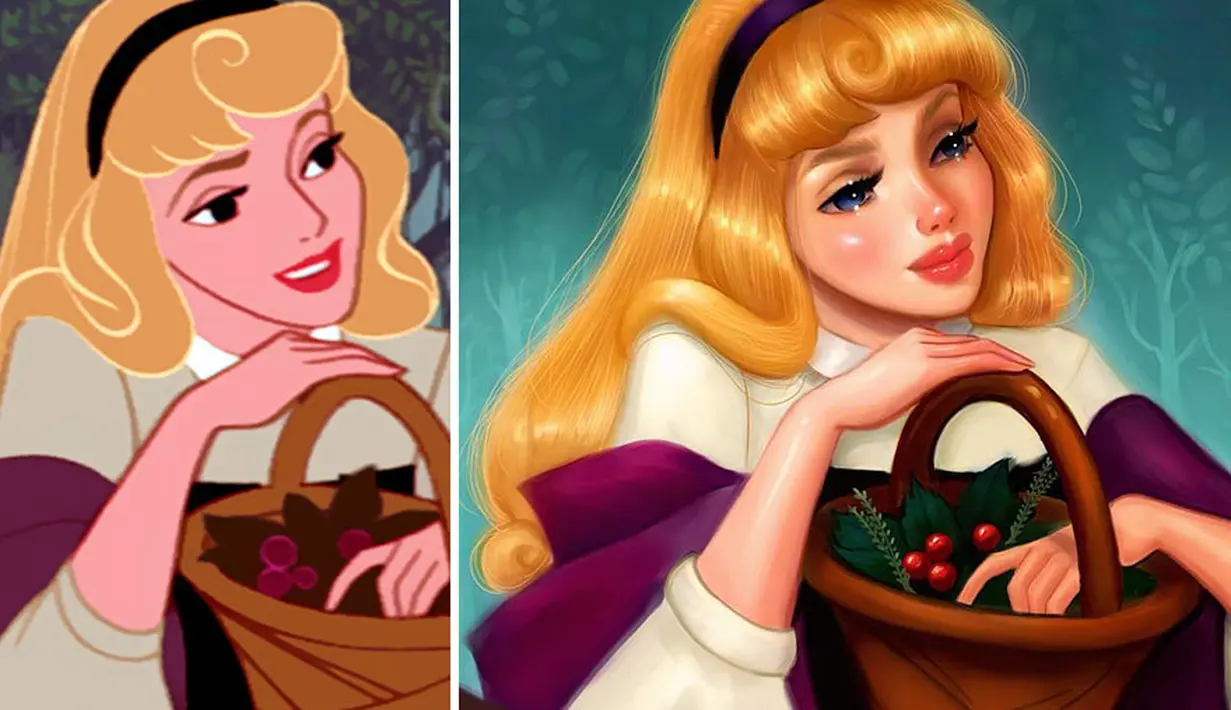 Gambar Putri Disney Dibuat Lebih Realistik: Hasilnya Wow Cantik