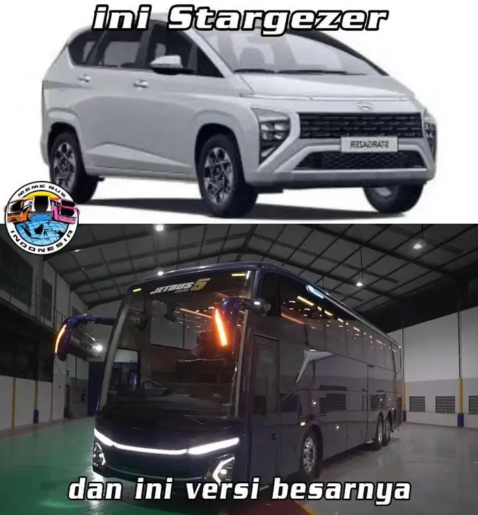 10 Potret Meme Random Kocak Seputar Bus, Cuma Bisa Geleng-Geleng Kepala ...